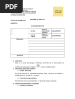 Plantilla de Informes de Laboratorios Formato Word | PDF