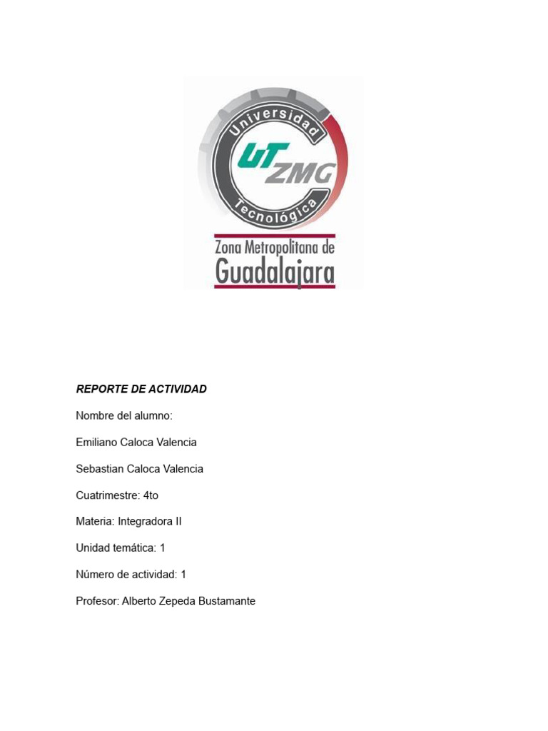 Proyecto Integradora dos | PDF