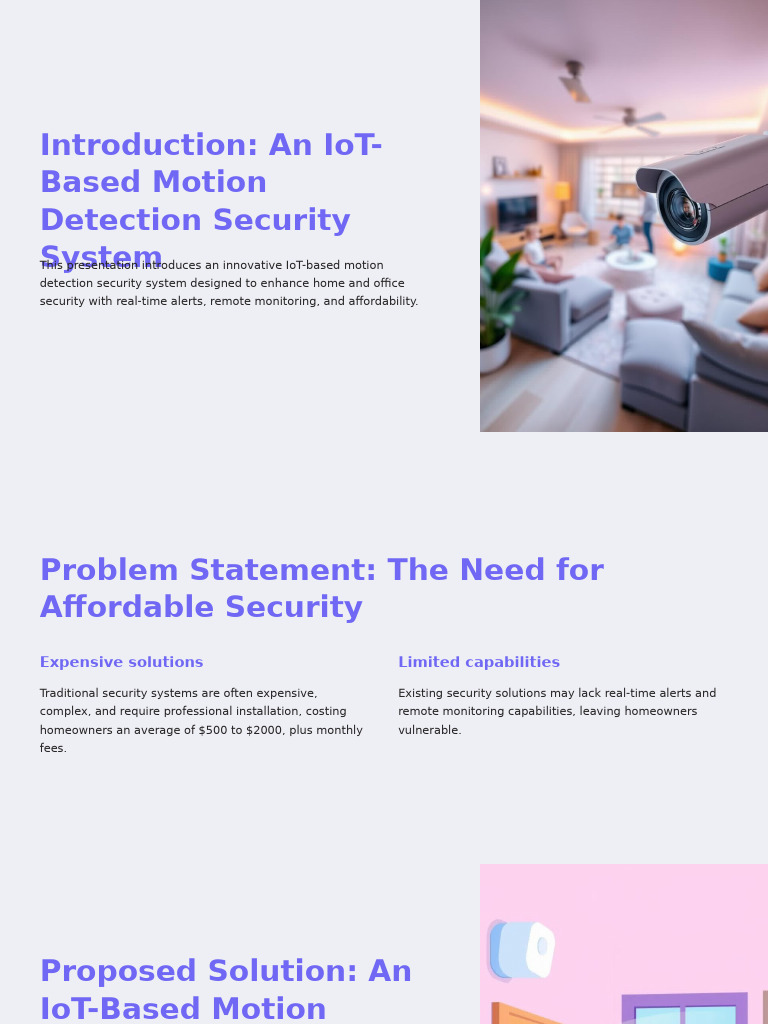 IOT CP Presentation | PDF | Internet Of Things | Home Automation