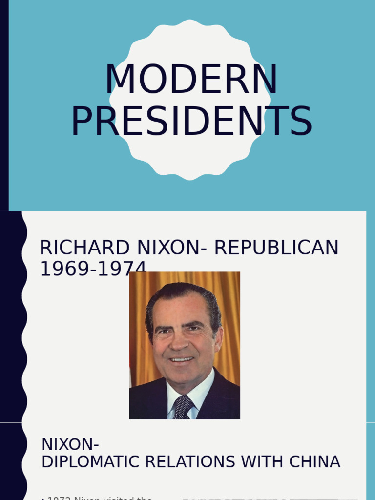 12.2 Modern Presidents1 | PDF | George W. Bush | American Government