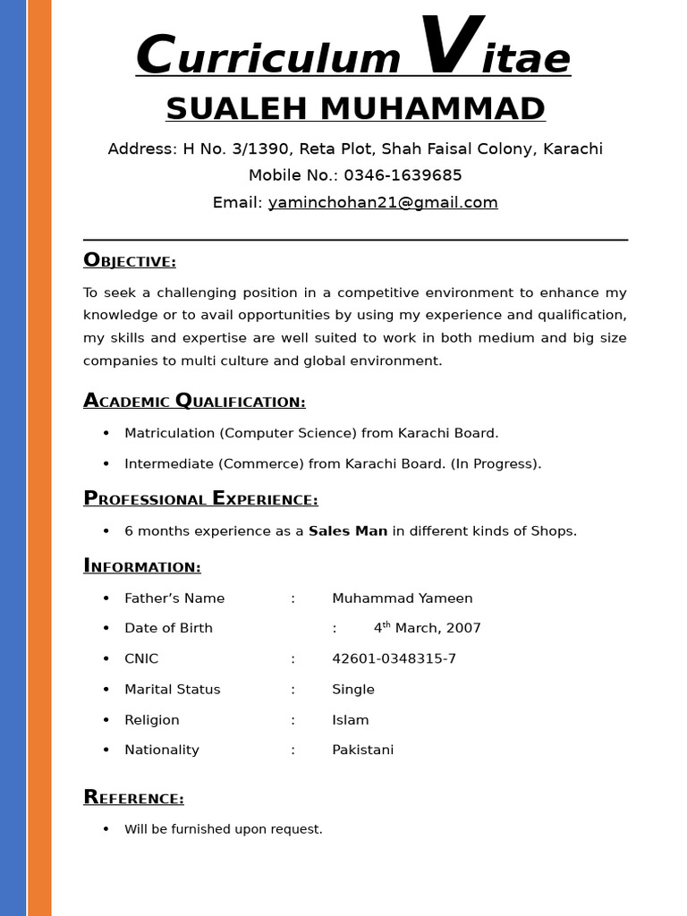 Sualeh Muhammad | PDF