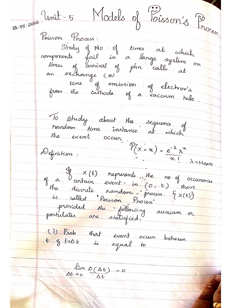 Models of Poisson Process | PDF