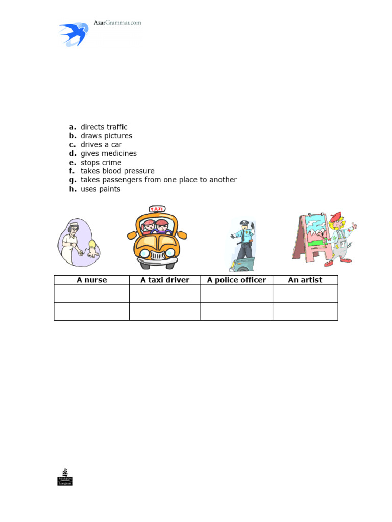 Betty Azar English Worksheets (Elementary) - Chapter 3 - Using the ...