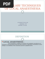 Field Block Anesthesia Techniques | PDF | Anesthesia | Injection (Medicine)
