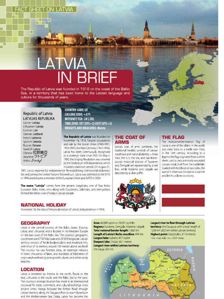 2.-Latvia in Brief | PDF