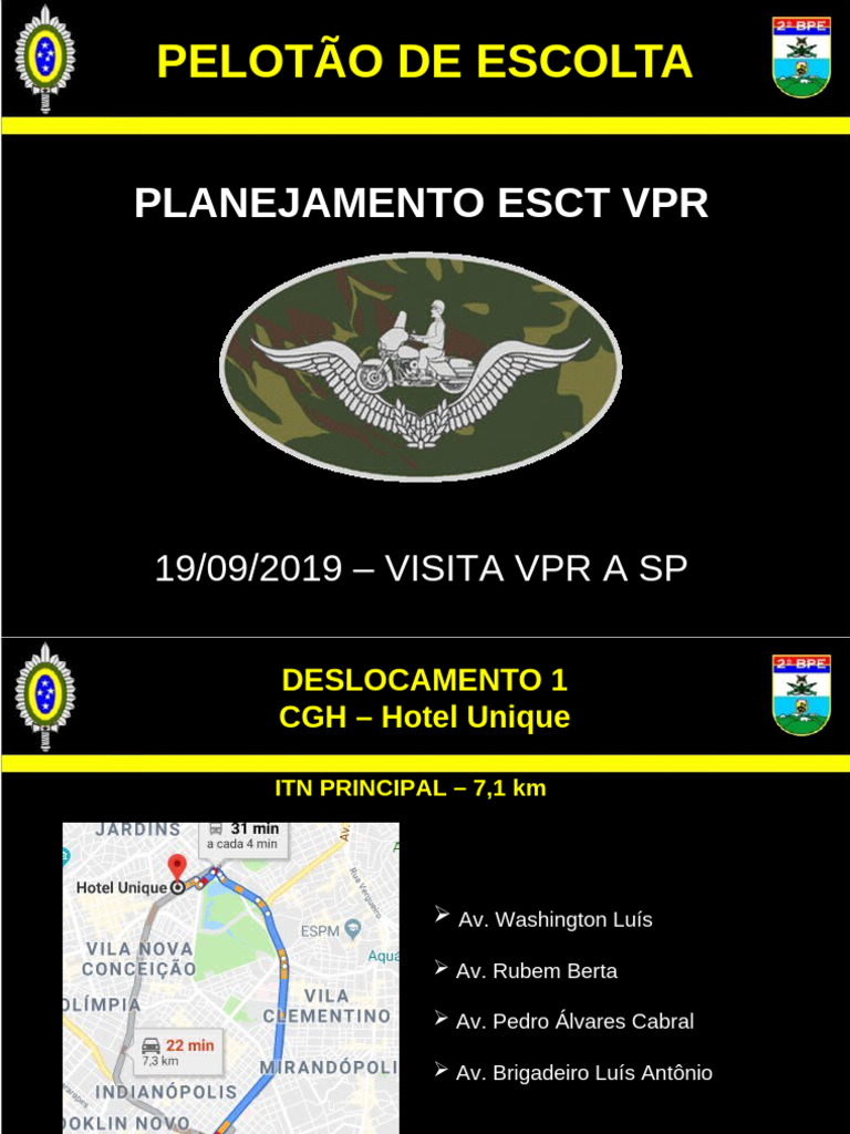 Esct VPR - 19.09 - Visita VPR A SP | PDF