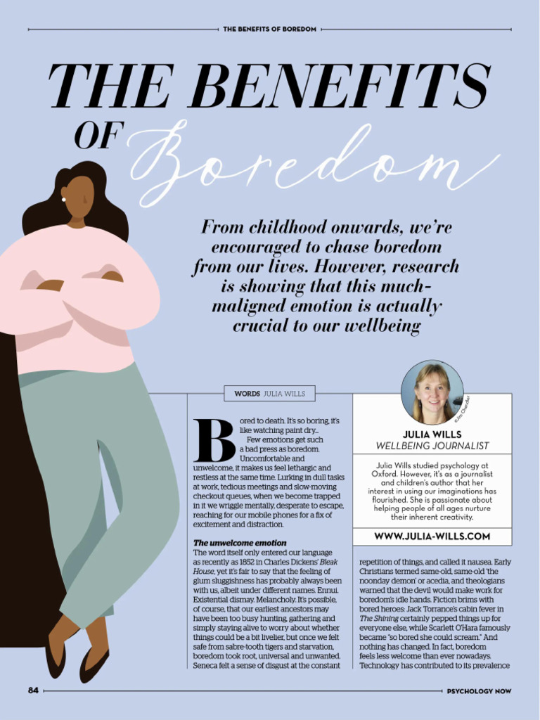 The Benefits of Boredom | PDF
