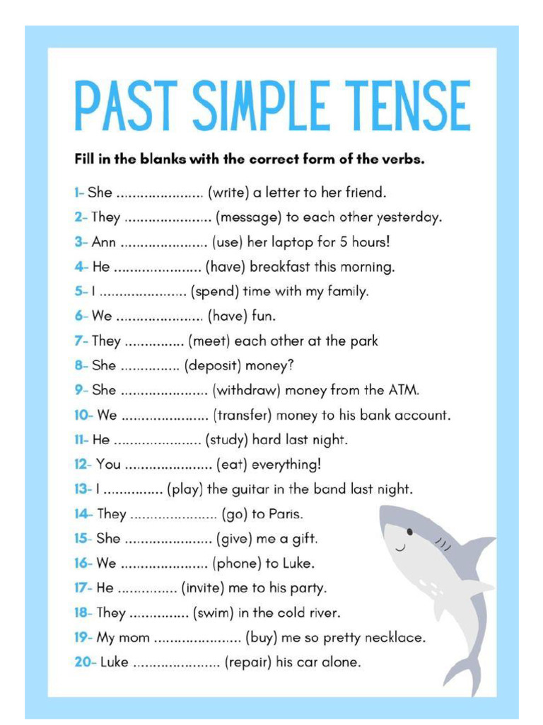 Past Simple Tense | PDF