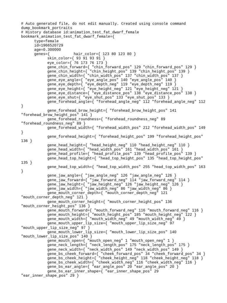 Bookmark Animation Test Fat Dwarf Female | PDF
