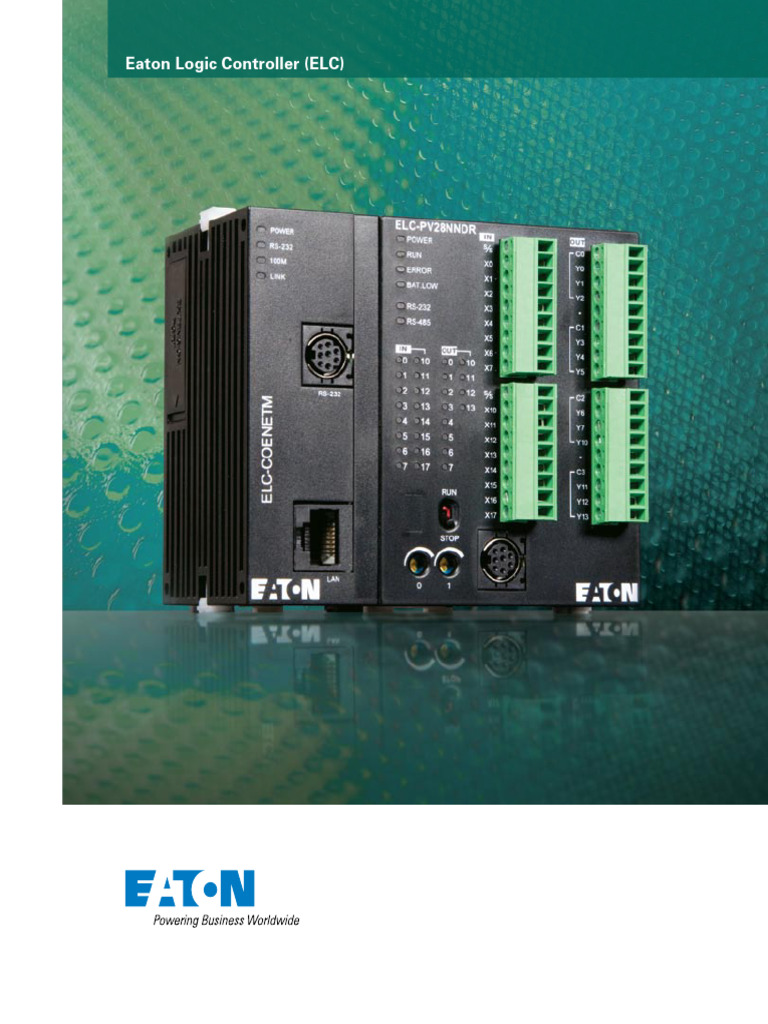 Eaton Logic Controller (ELC) | PDF | Programmable Logic Controller | Manufactured Goods