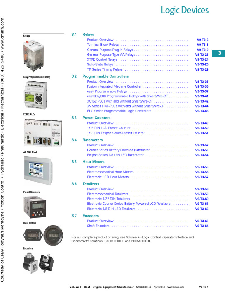 OEM Logic Devices and Relays Overview | PDF | Relay | Switch