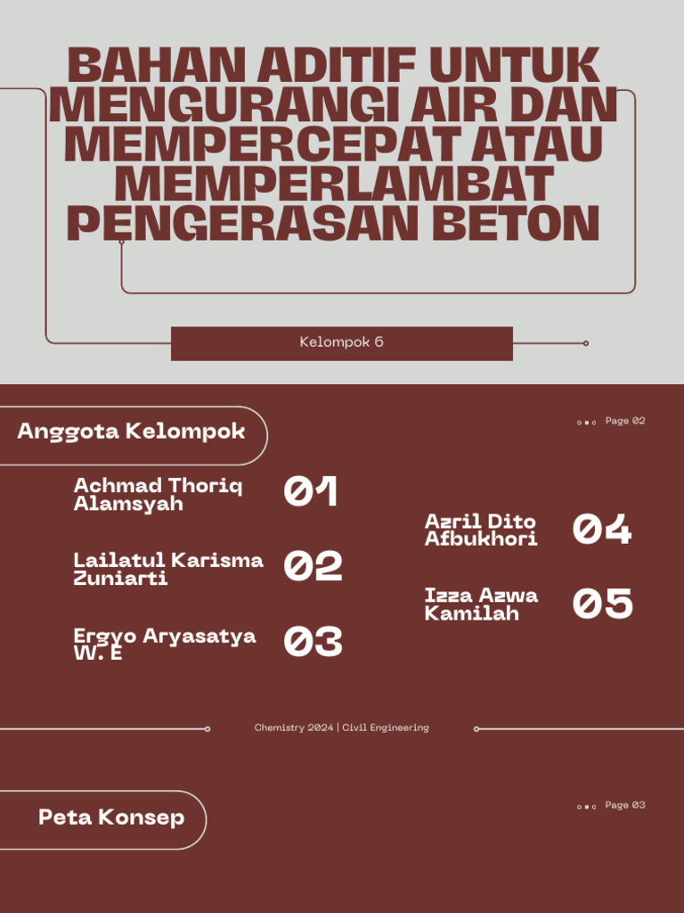 Aditif Beton: Fungsi dan Jenisnya | PDF