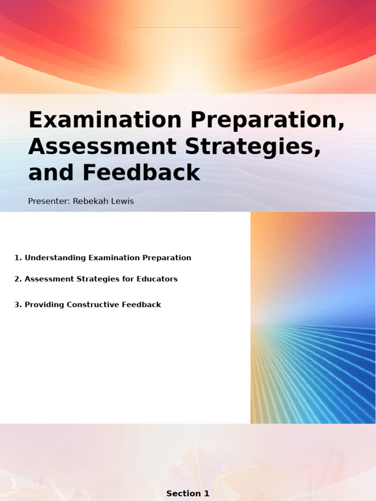 Exam Prep and Assessment Strategies | PDF | Educational Assessment ...