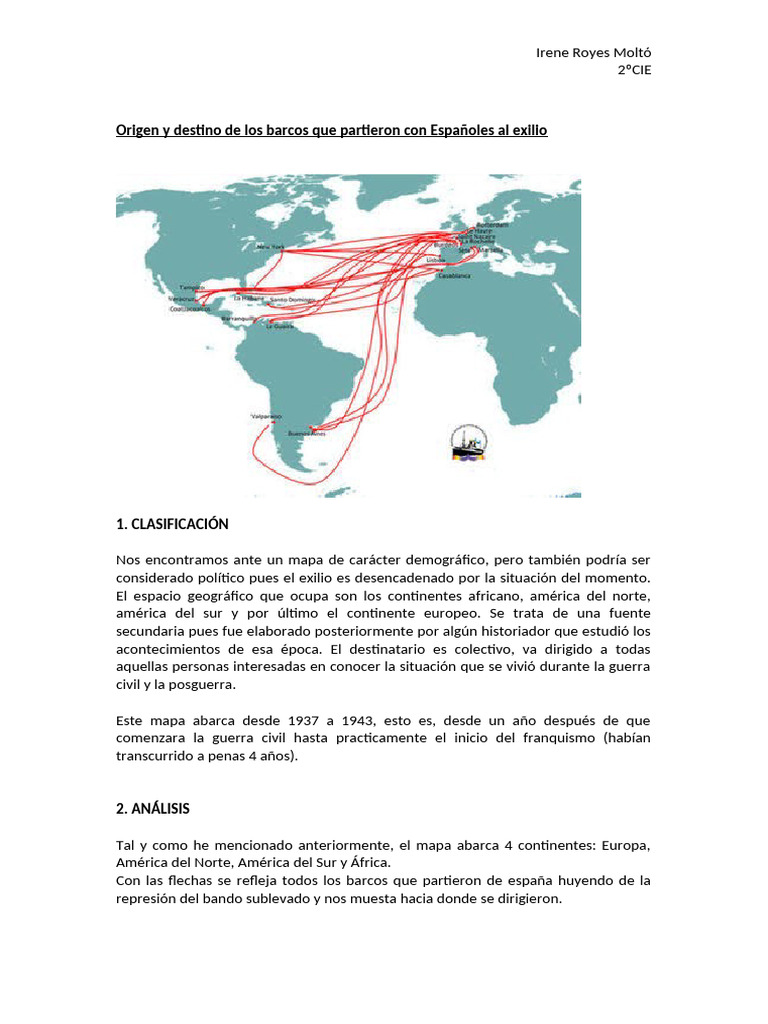 Exilio Guerra Civil y Franquismo | PDF | guerra civil Española ...