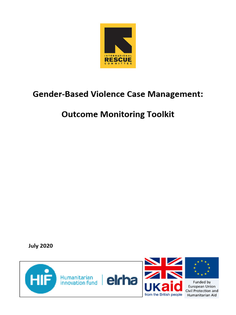 GBV Case Management Outcome M&E Toolkit | PDF | Questionnaire | Shame