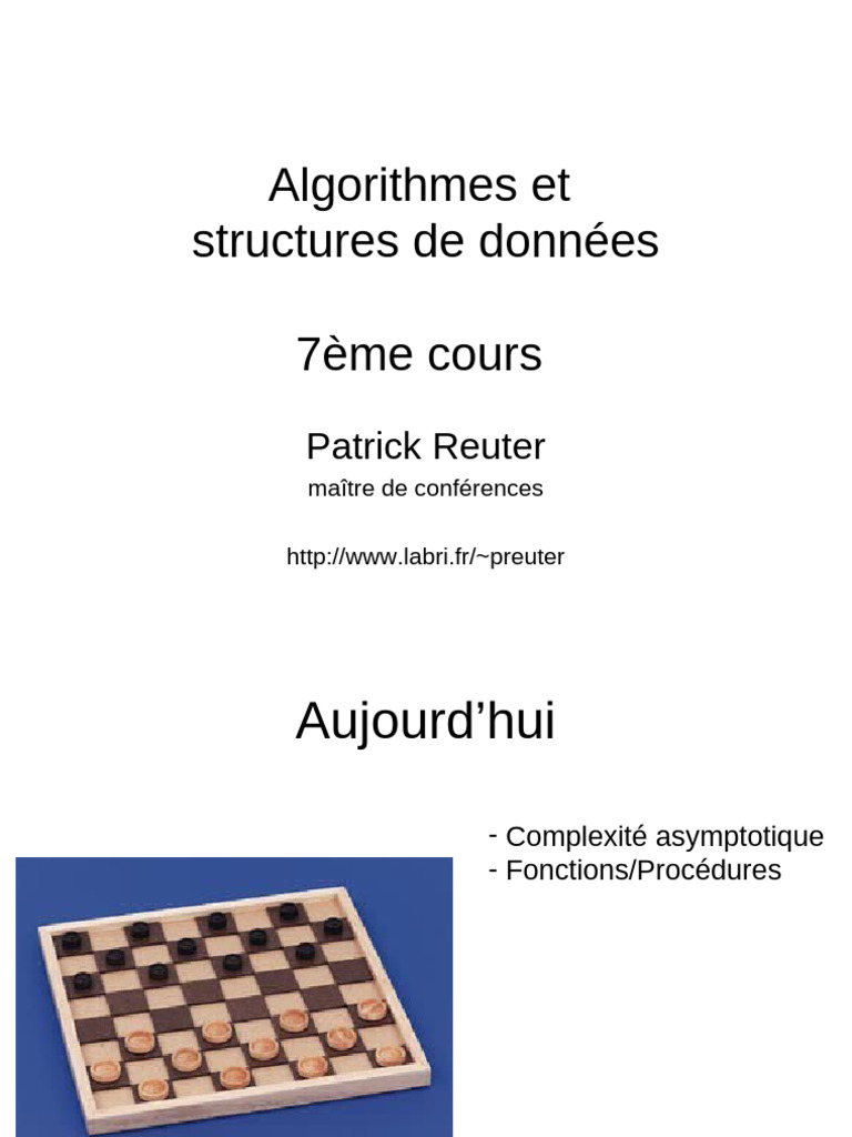 cours7 | PDF | Programme informatique | Programmation