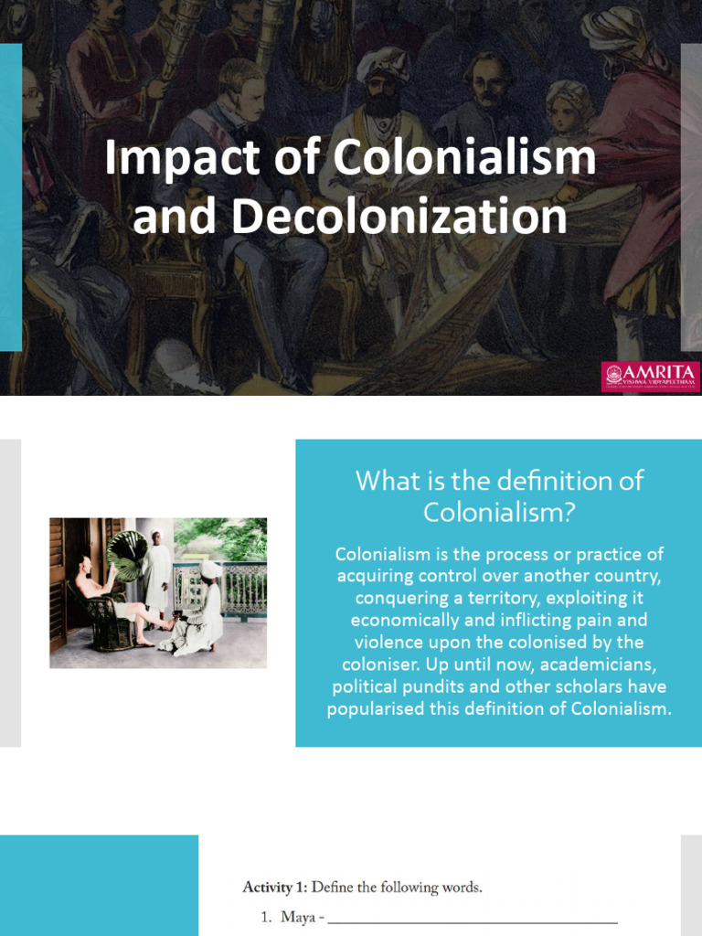 Chapter 1 - Decolonization | PDF | Colonialism | British Raj