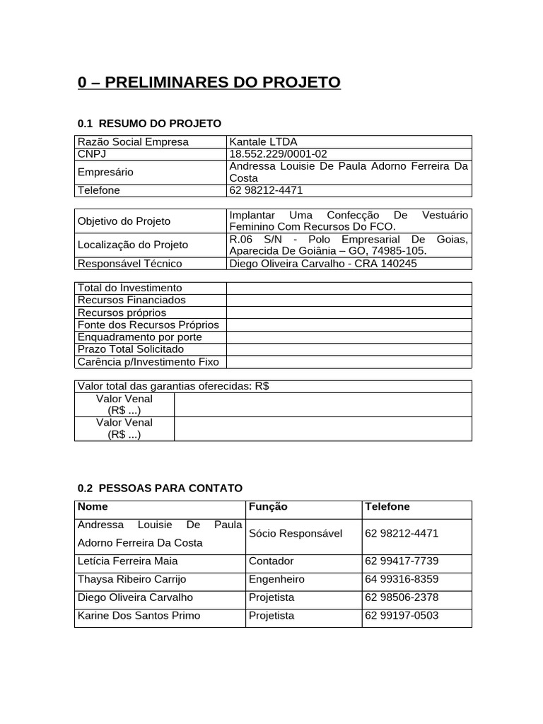 PUC 2018 2 - Projeto C02 - Roteiro 1 | PDF | Contabilidade | Economia de negócios