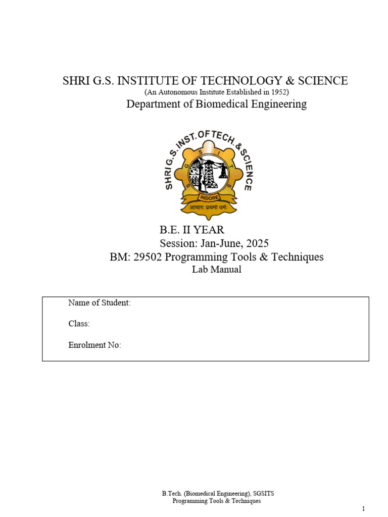 PTT LabManual | PDF | Engineering | Mathematics