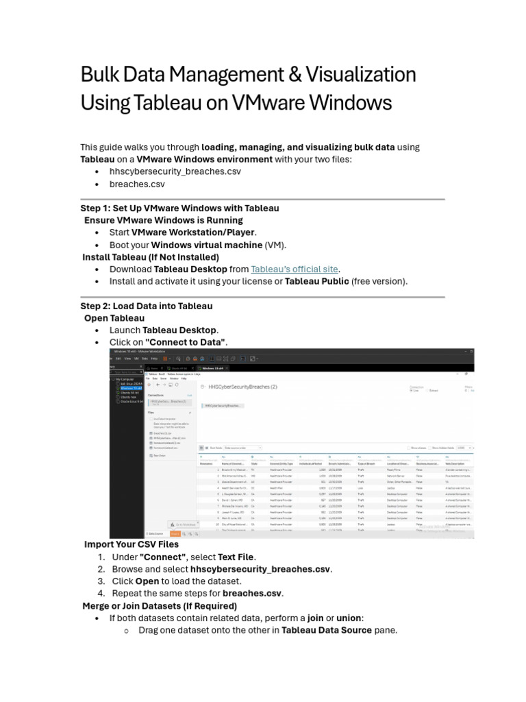 data visualization through tableau | PDF | Data | Information Technology