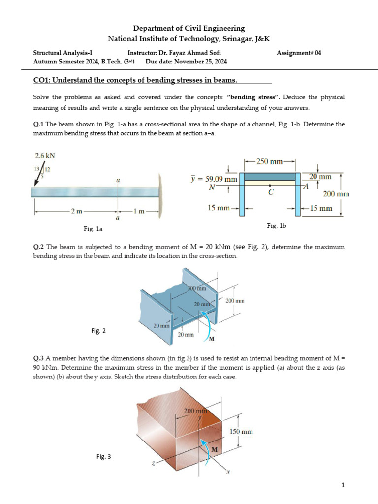 Bending Stress Concepts | PDF | Bending | Beam (Structure)