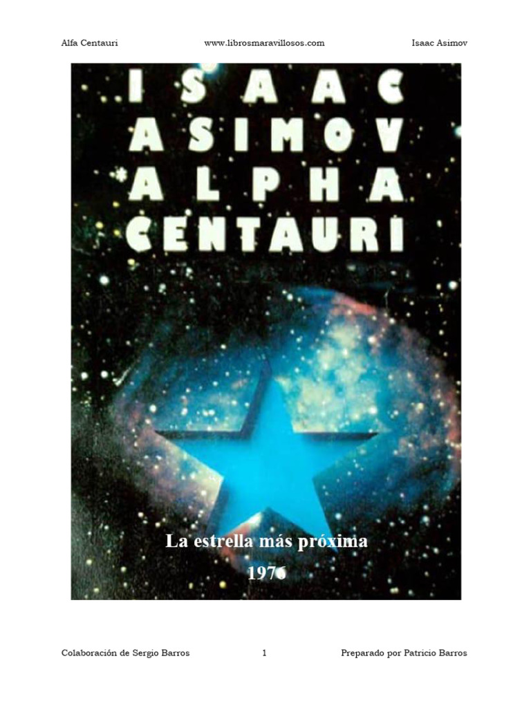 Alpha Centauri - Isaac Asimov | PDF | Constelación | Estrellas
