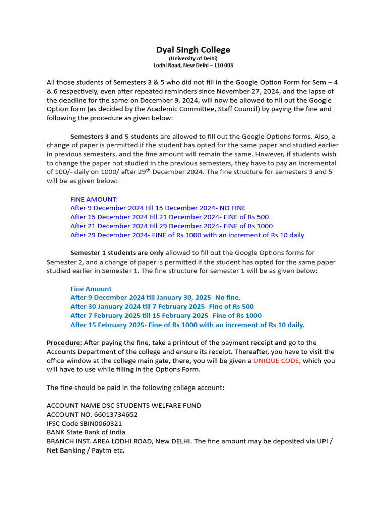 Fine Notice for Google Option Forms | PDF | Personal Finance | Money