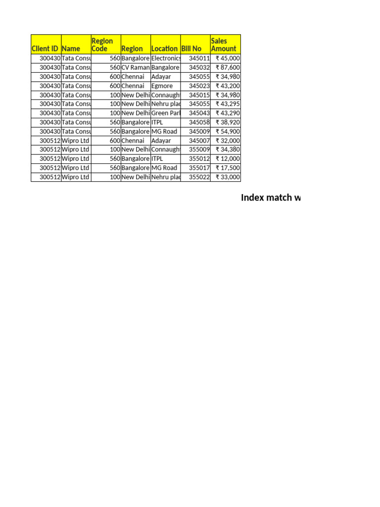 Excel Index Match Multiple Criteria Guide | PDF