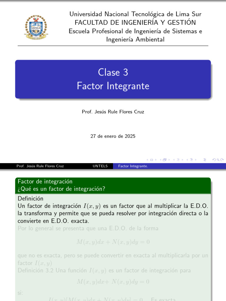 Clase 3 Introducci-N A Las Ecuaciones Diferenciales | PDF | Integral | Ecuaciones