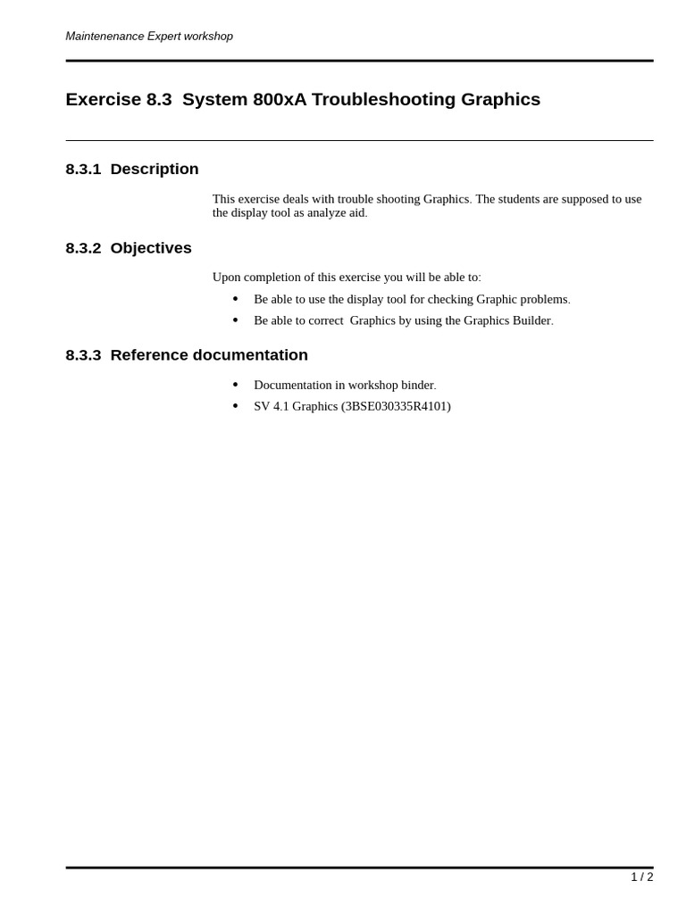 Troubleshooting System 800xA Graphics | PDF