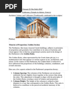 Metron Ariston: PARTHENON | PDF | Geometry | Sculpture
