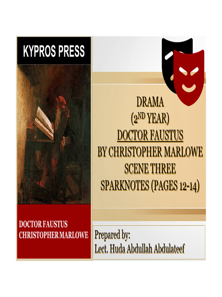 Doctor Faustus - Scene 3 PDF | PDF | Satan | Devil