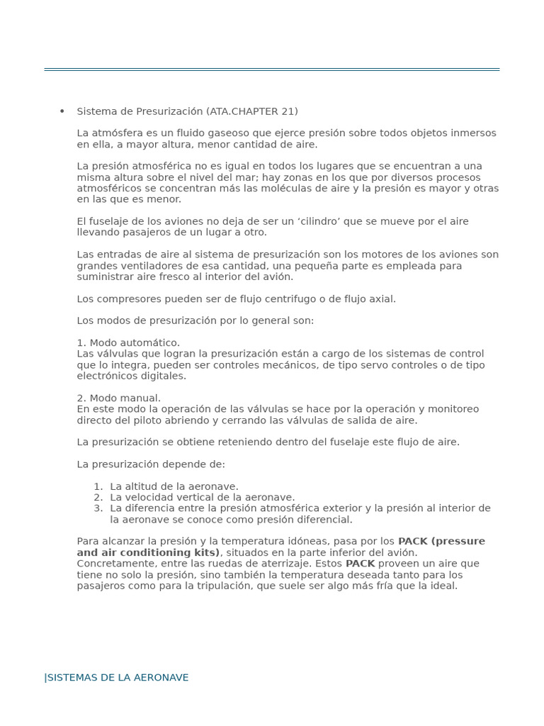 Sistemas de La Aeronave | PDF | Avión | Motores