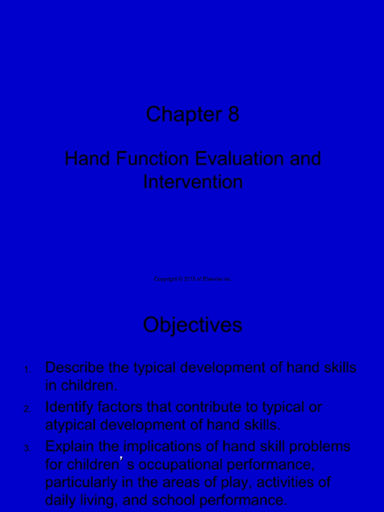 C3 Chapter_008 Hand Function 2020 | PDF | Anatomical Terms Of Motion | Hand