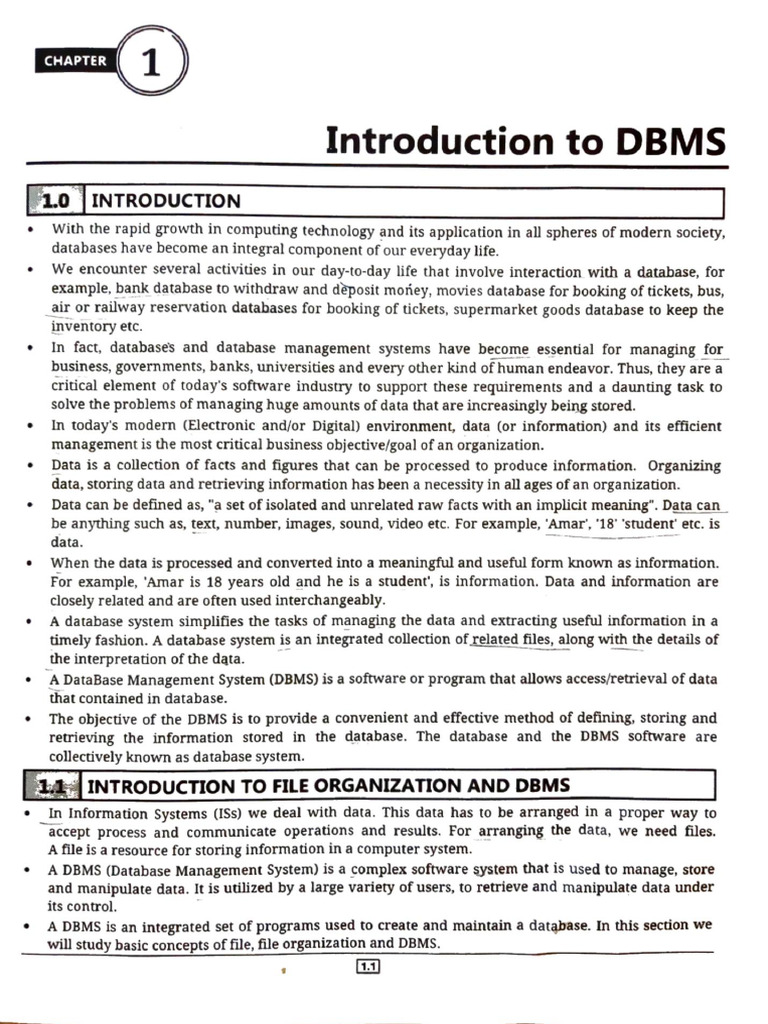 Introduction To Dbms | PDF
