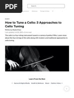 Cello Range | PDF | Cello | Clef
