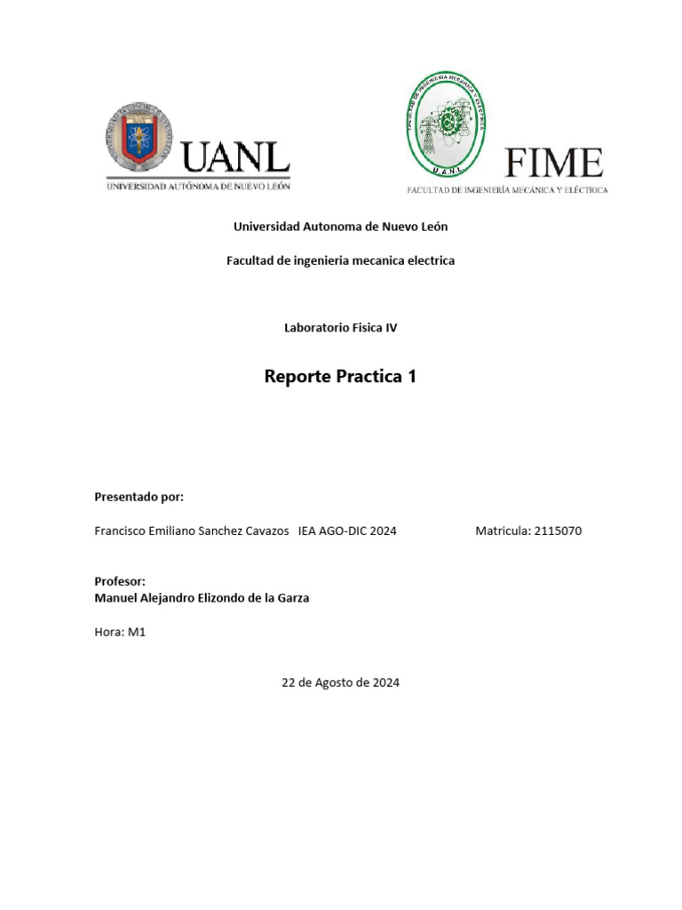 Lab Fisica 4-Combinado | PDF | Óptica | Ligero