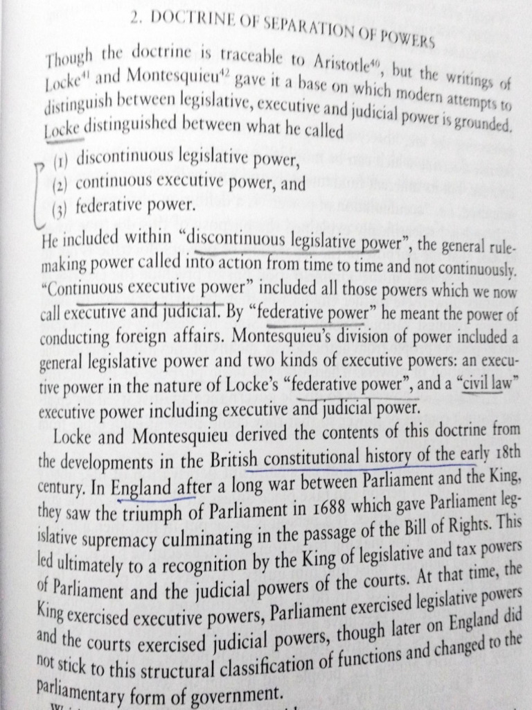 Separation of Power | PDF