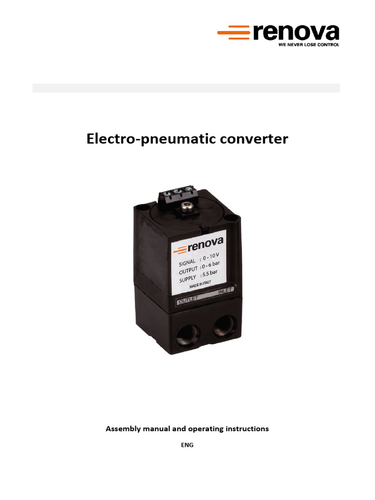 EP Converter User Manual | PDF | Safety | Electrician