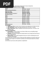 Turning Schedule | PDF