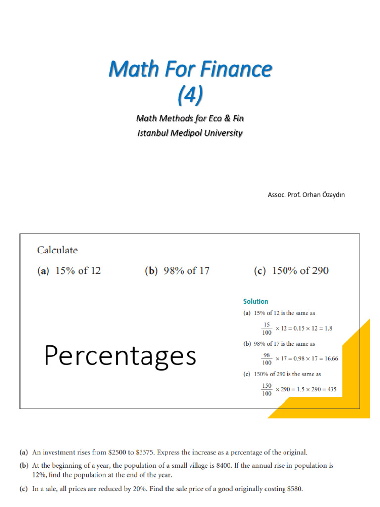 H04 Mat Eco Fin Math Finance | PDF | Interest | Compound Interest