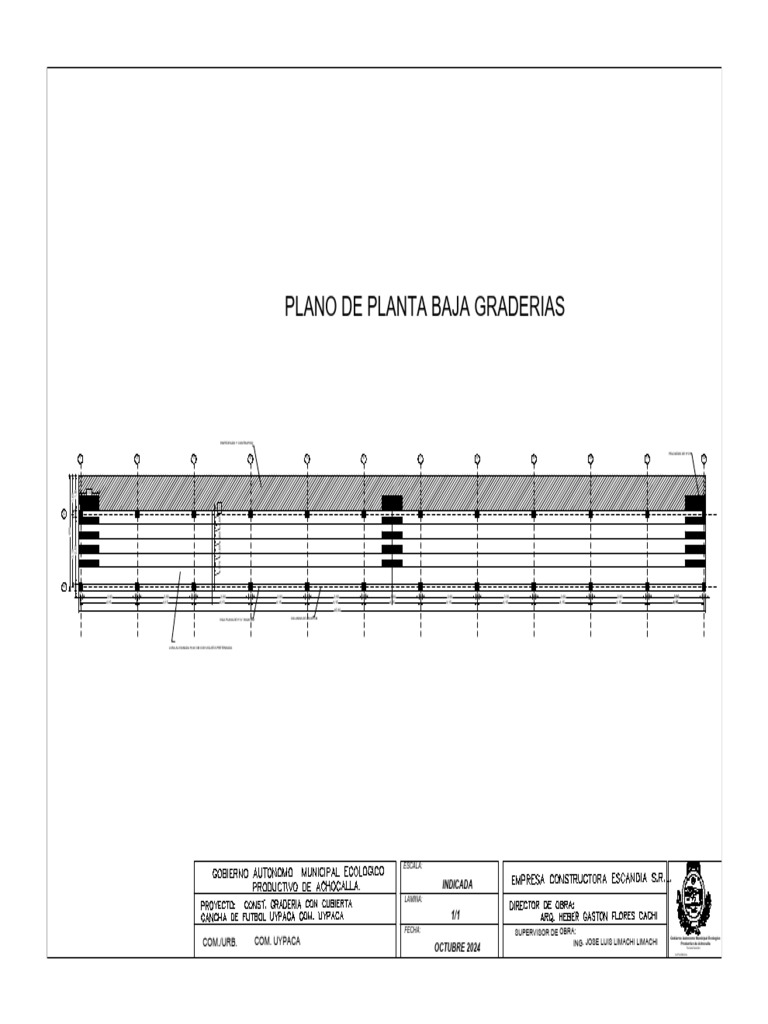 Plano Graderias | PDF