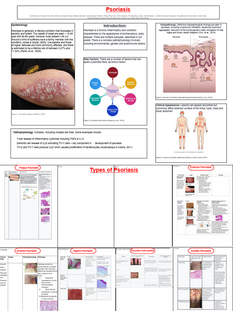 Understanding Psoriasis Pathophysiology | PDF | Endocrine System | Biology