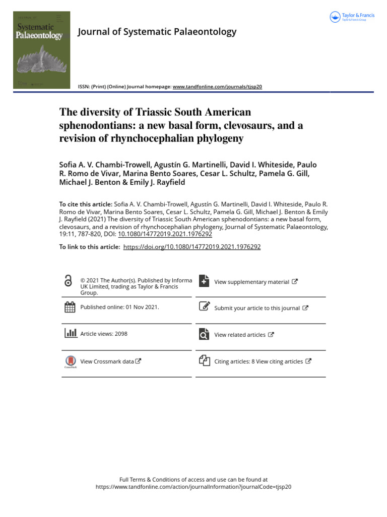 Microsphenodon - The diversity of Triassic South American ...