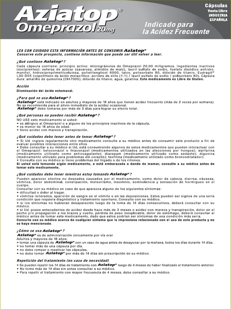 Aziatop Prospecto | PDF