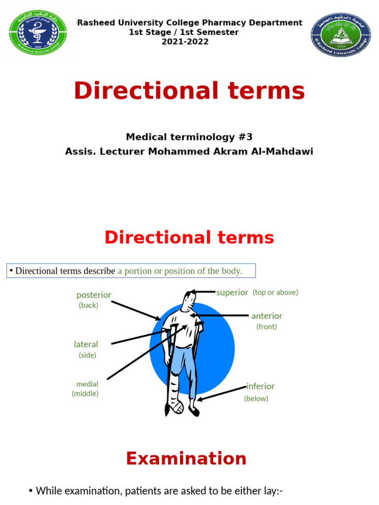 Medical Terminology - 3rd Lecture | PDF