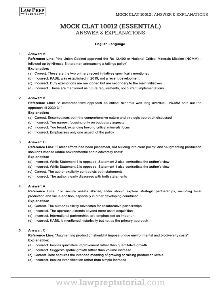 Mock10012AnswersExplanation 147-76-1105 | PDF