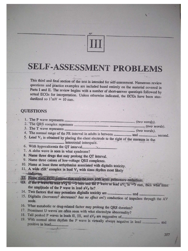 ECG Self Assessment Answered Ashraf Zaki | PDF