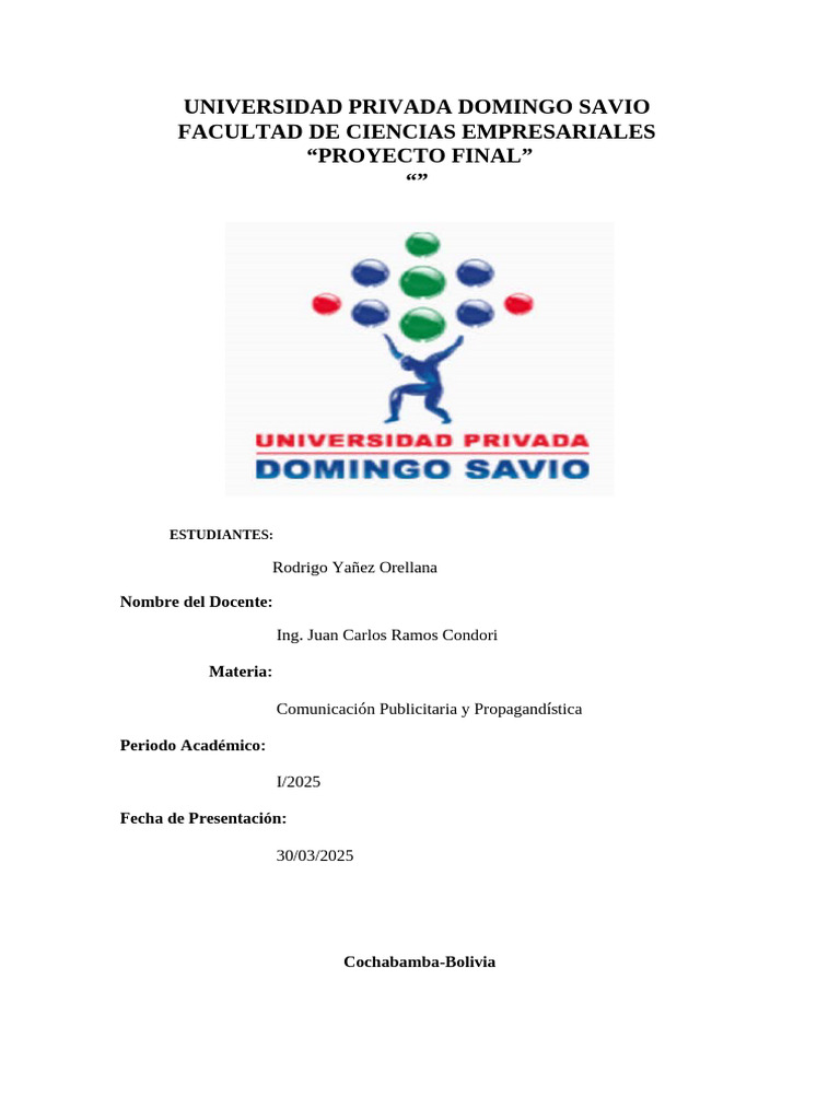 Proyecto Final 4 | PDF | Producto (Negocio) | Comportamiento