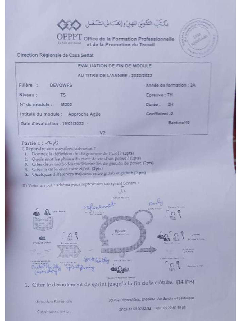 EFMR Casa Approche Agile 2023 V1 Et V2 | PDF